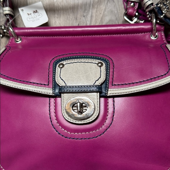 Coach | Bags | Coach Willis 7th Anniversary Legacy Stripe Colorblock ...